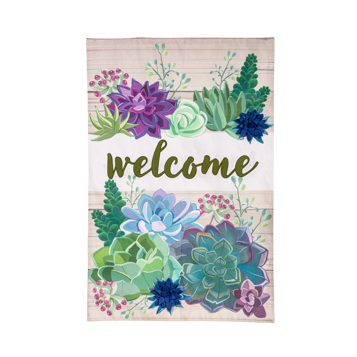Succulent Burlap Flag Collection – Simply Devine Gifts and Decor