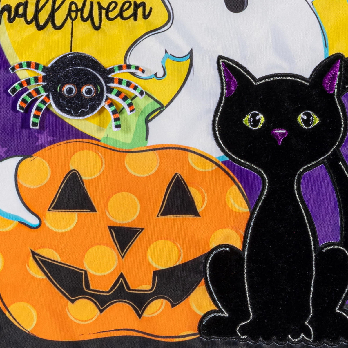 Halloween Friends Applique Flag – Simply Devine Gifts and Decor
