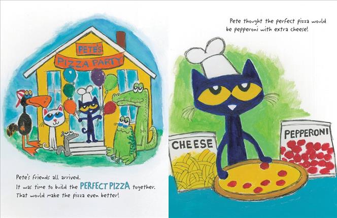 Pete The Cat and the Perfect Pizza Party – Simply Devine Gifts and Decor