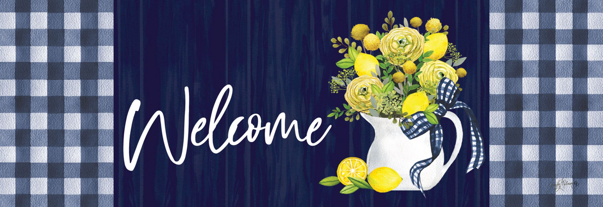 Lemons On Blue Collection – Simply Devine Gifts and Decor