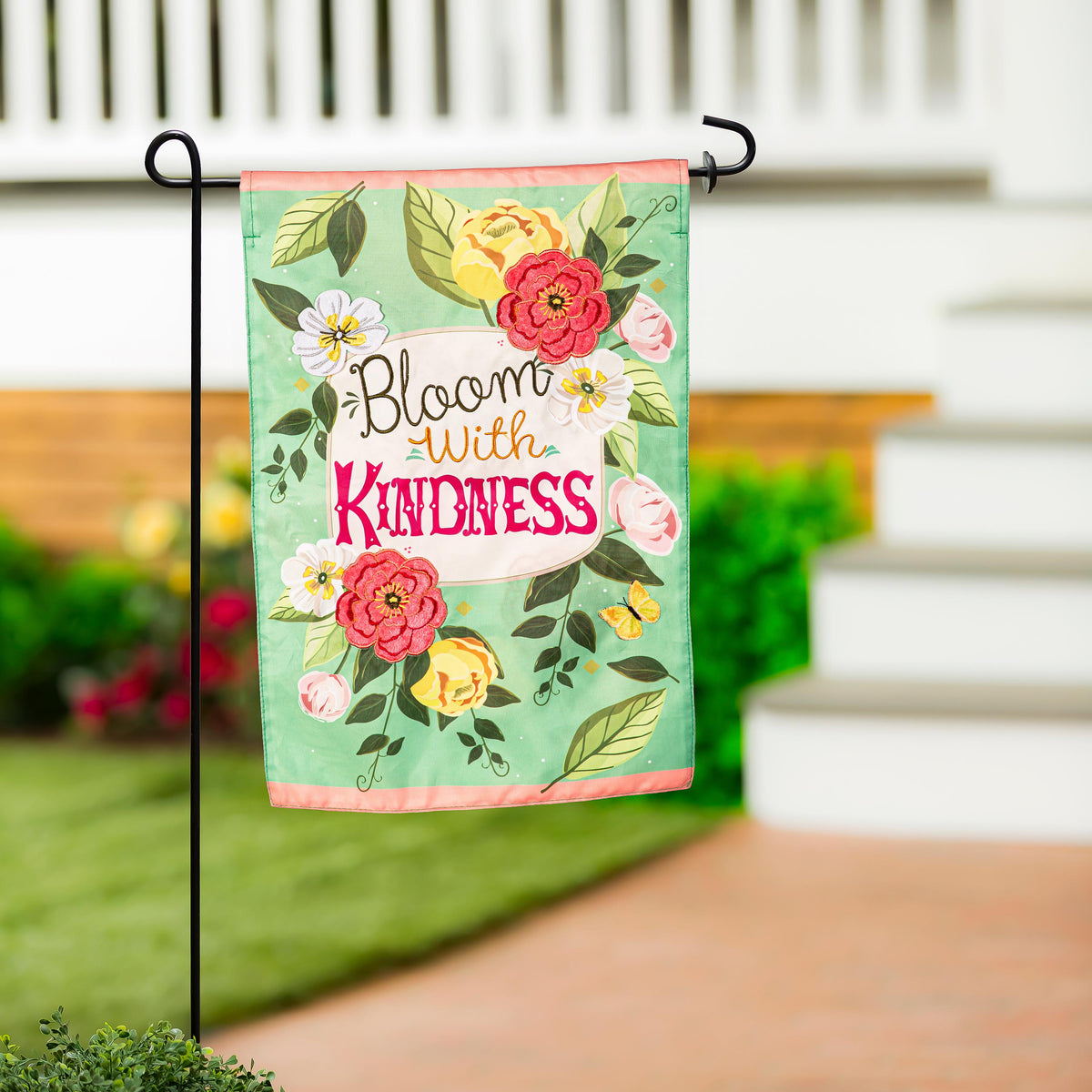 Bloom with Kindness Applique Flag Collection – Simply Devine Gifts and ...