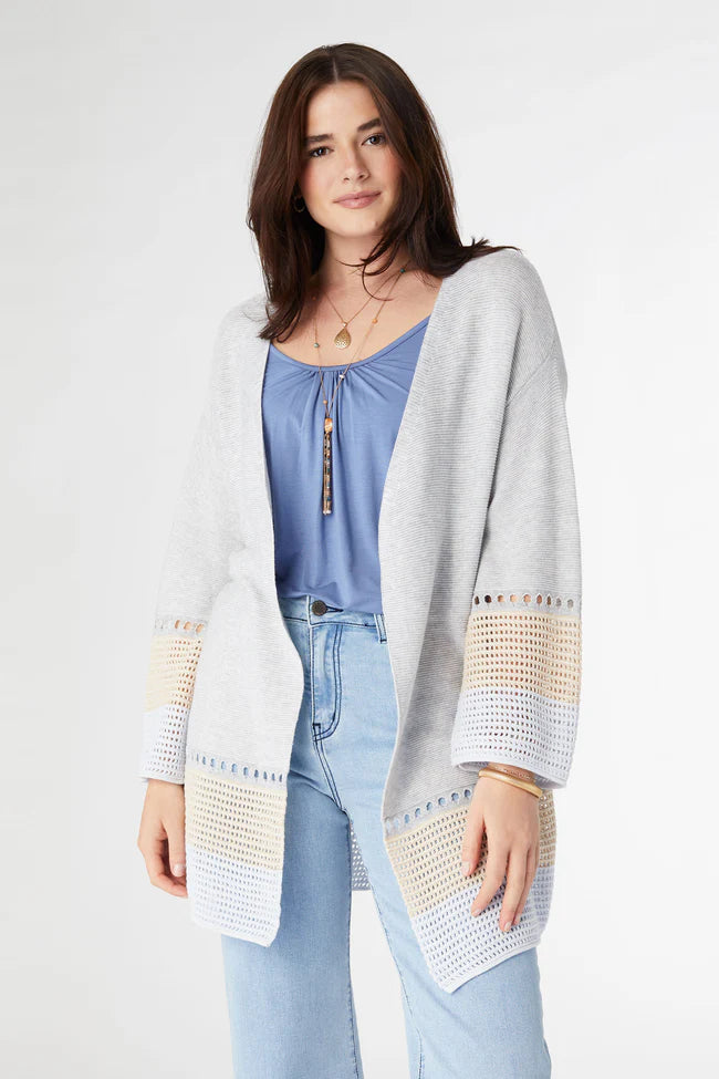 Judie Cardigan with Crochet Border – Simply Devine Gifts and Decor