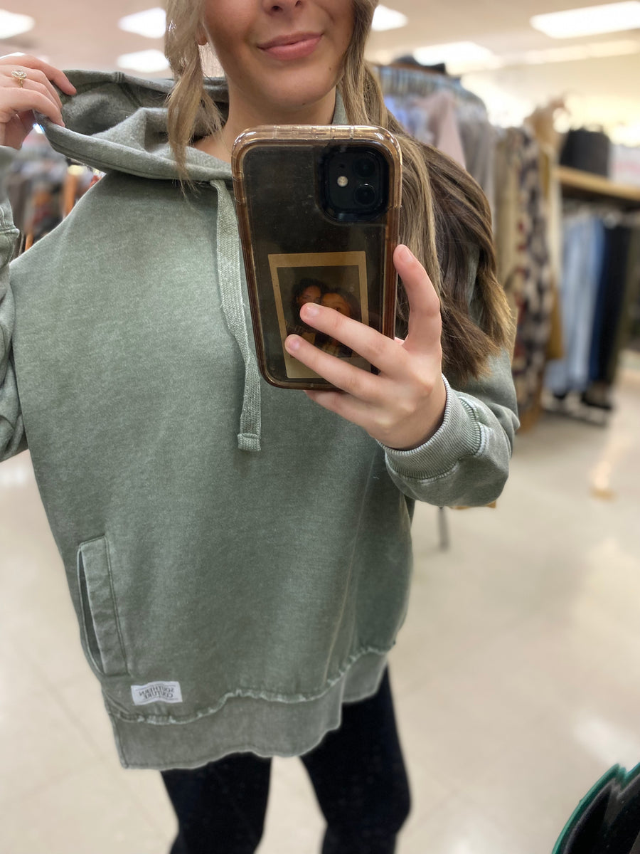 Hood Vibes Only Olive – Simply Devine Gifts and Decor