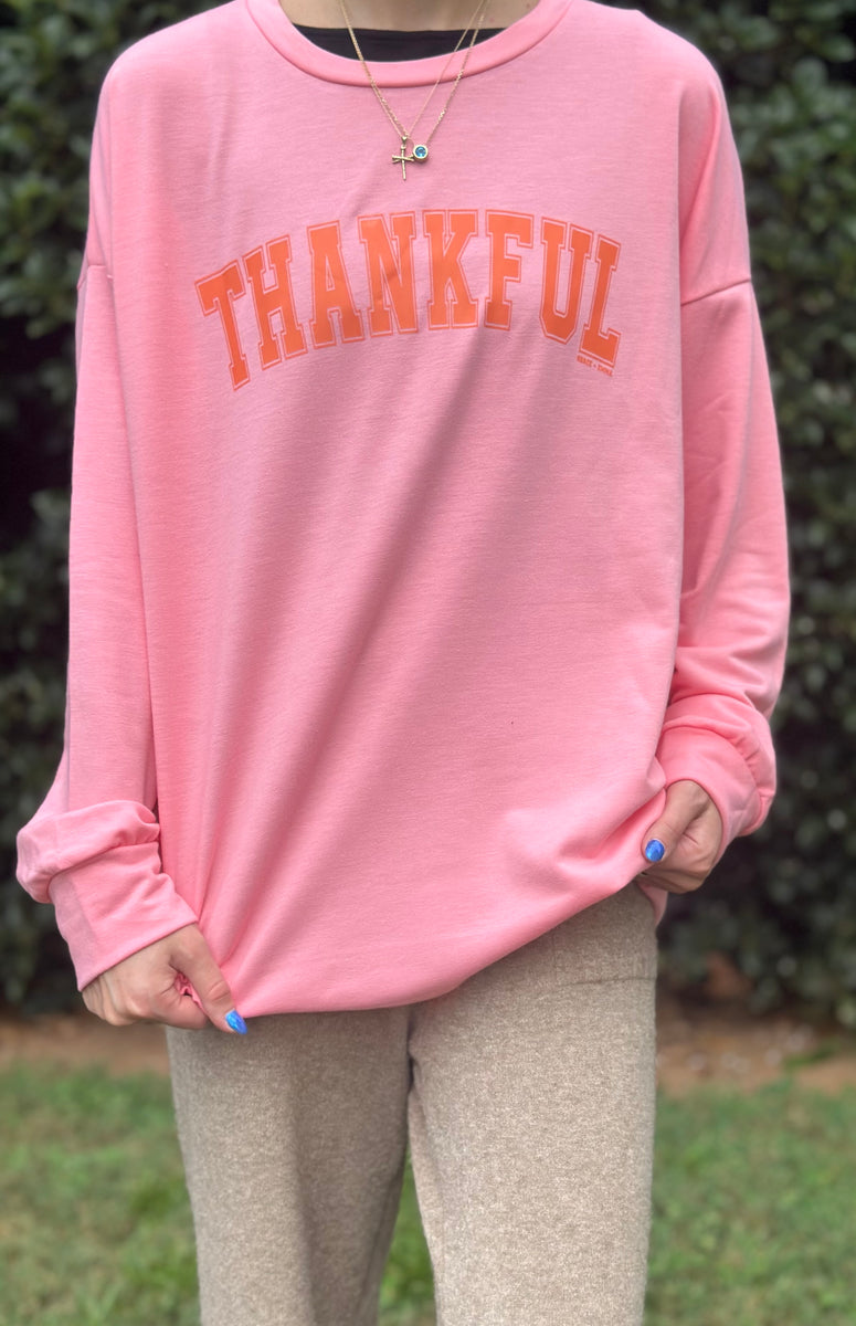 THANKFUL, PINK – Simply Devine Gifts and Decor
