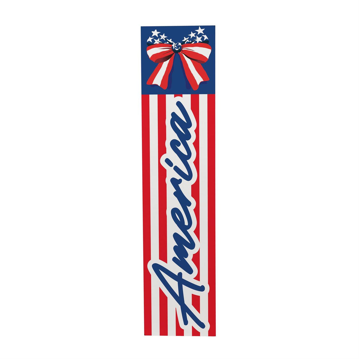 American Classic Stars & Stripes Porch Leaner, Bow "America", 46"H ...