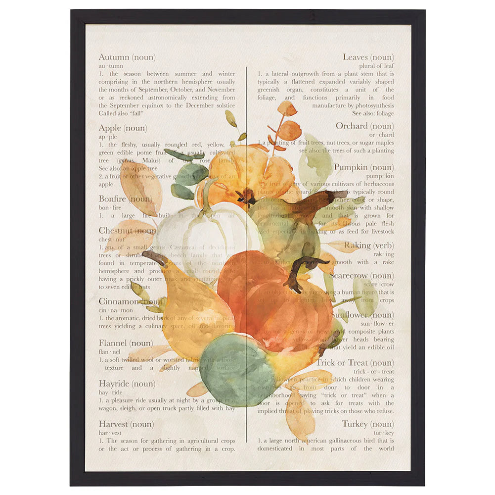 Fall Dictionary Overlay – Simply Devine Gifts and Decor
