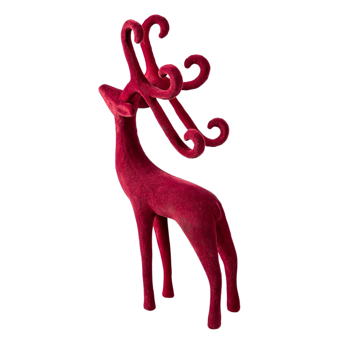 Flocked Deer Table Decor SET 2 – Simply Devine Gifts and Decor