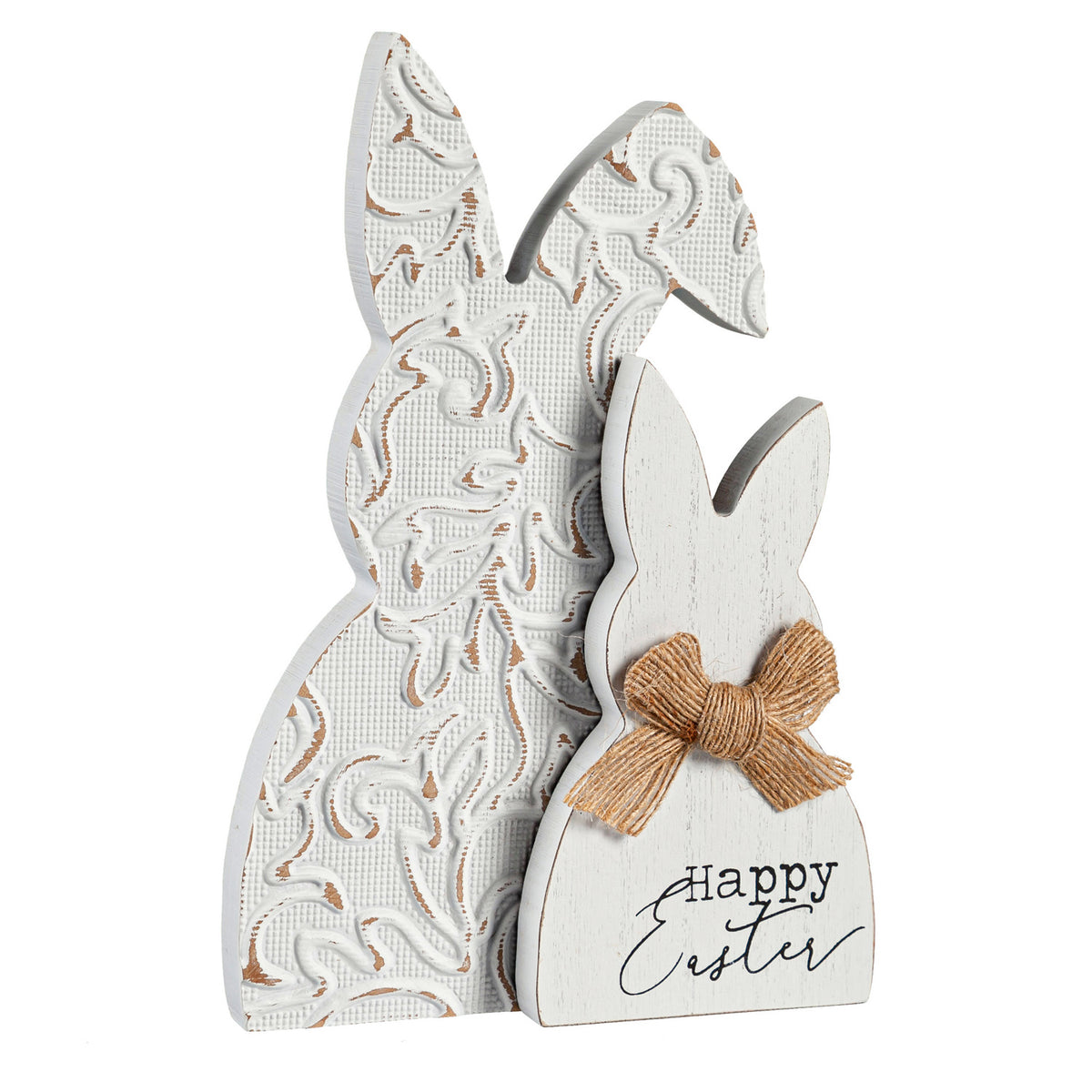 8" Wood Bunnies Tabletop Décor – Simply Devine Gifts and Decor