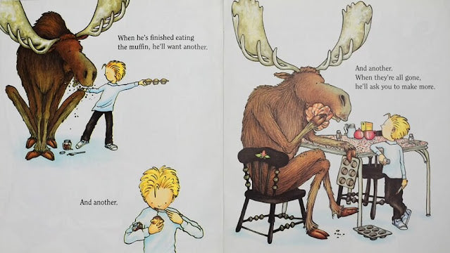 If You Give A Moose A Muffin Book Cover